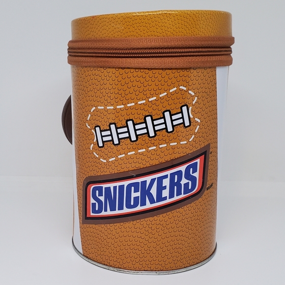 Other | 3 Snickers Football Zip Top Tin Can | Poshmark